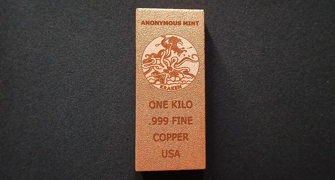 1 Kilo 1kg 2.2lb 35oz Pure .999 Fine Copper Bar Ingot Bullion From ...