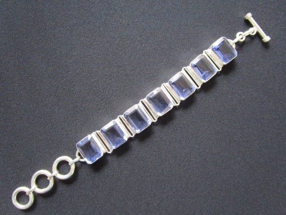 Lovely 925 Stamp Silver Classic Emerald Cut Beautiful… - Gem