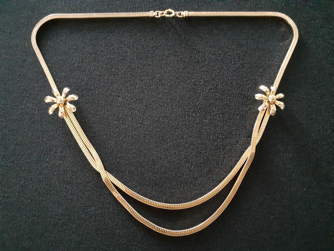 Lovely FORSTNER 1/20 12KT Yellow Gold Filled & Floral Flower Topping ...