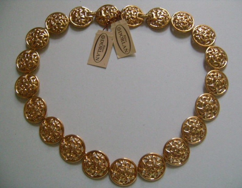 Bijoux D'orlan Toronto Canada 22K Gold Plated Openwork - Etsy