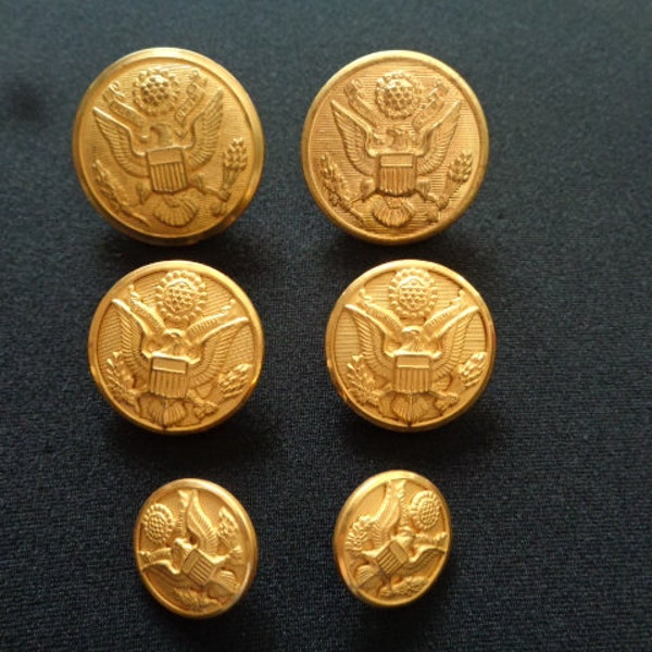 Old Military Buttons - Etsy