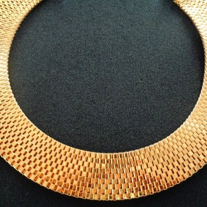 Rare Vintage Demas DL Auld Yellow Gold Plated Metal Basket Weave ...