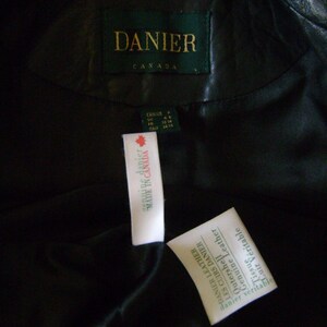 Classic Vintage Italian Black Lamb Leather Skin Slim Fit Front Pockets ...