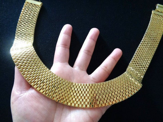 Rare Vintage Demas DL Auld Yellow Gold Plated Metal B… - Gem