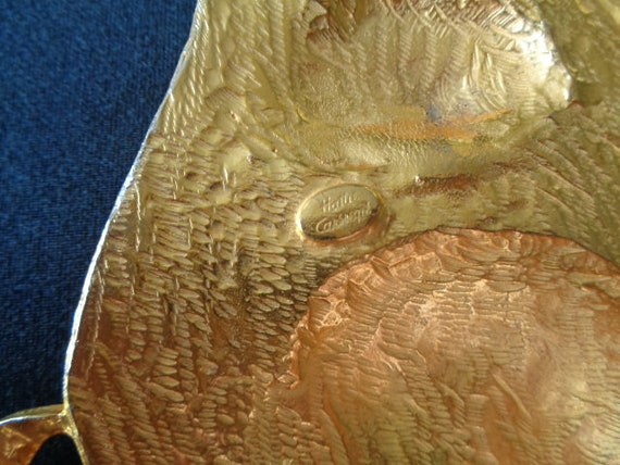 Spectacular HATTIE CARNEGIE Jewelry Gold Tone Giganti… - Gem