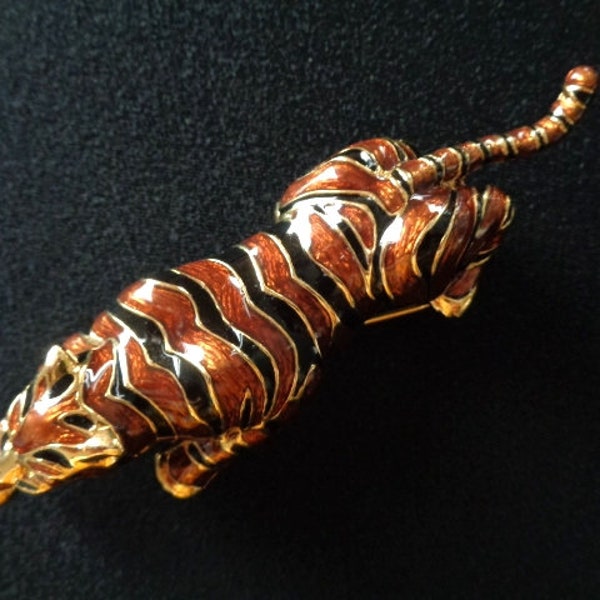 Gold Crouching Tiger - Etsy
