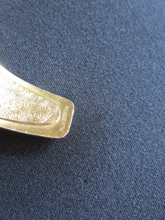 Stunning Vintage M.I.W. GERMANY Gold Tone Ornate With… - Gem