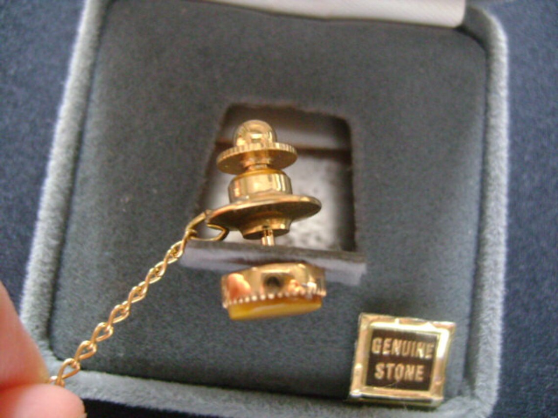 ANSON Men's Jewelry Accessories Lot 2 Tie Tacks Yellow - Etsy