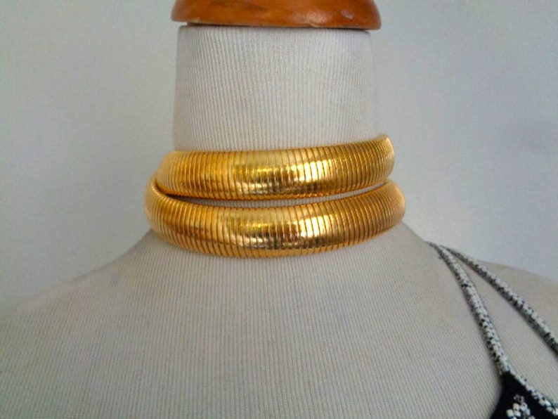 Gorgeous RETRO Mod Vintage Accessories Shiny Gold Tone Metal - Etsy