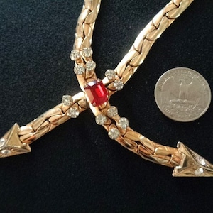 Vintage KAFIN of New York Jewelry Gold Tone Herringbone Chain With ...