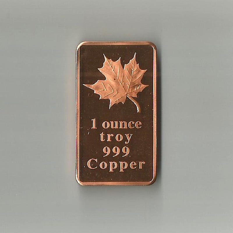 1 Ounce Bar Copper - Etsy