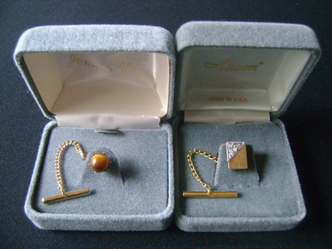 John Alden & ANSON Men's Minimalist Jewelry Accessories Studs Tie Tack ...