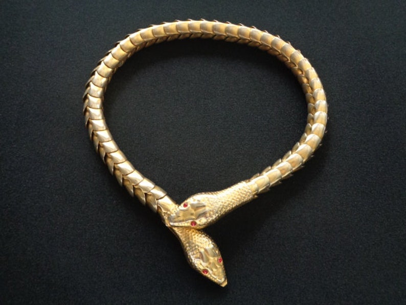 Amazing Art Deco Antique PAT PEND Two Headed Gold Plated - Etsy