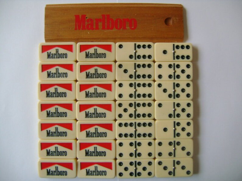 Vintage Domino Set 28 Ivory Tiles Double Six Professional | Etsy