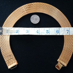 Rare Vintage Demas DL Auld Yellow Gold Plated Metal Basket Weave ...