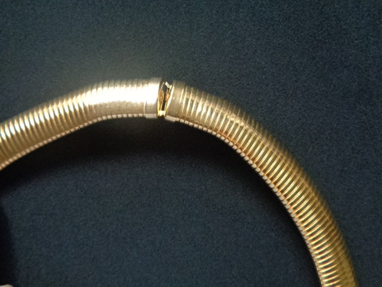 Gorgeous RETRO Mod Vintage Accessories Shiny Gold Tone Metal - Etsy