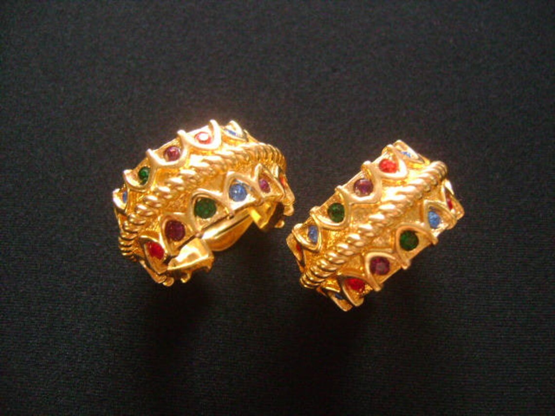 Fabulous Vintage Swarovski SWAN Logo Yellow Gold Tone Accented | Etsy