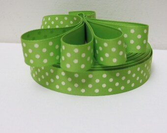 Lime Green Polka Dot | Etsy