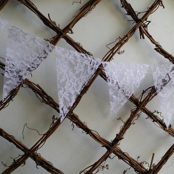 Lace Bunting - Etsy