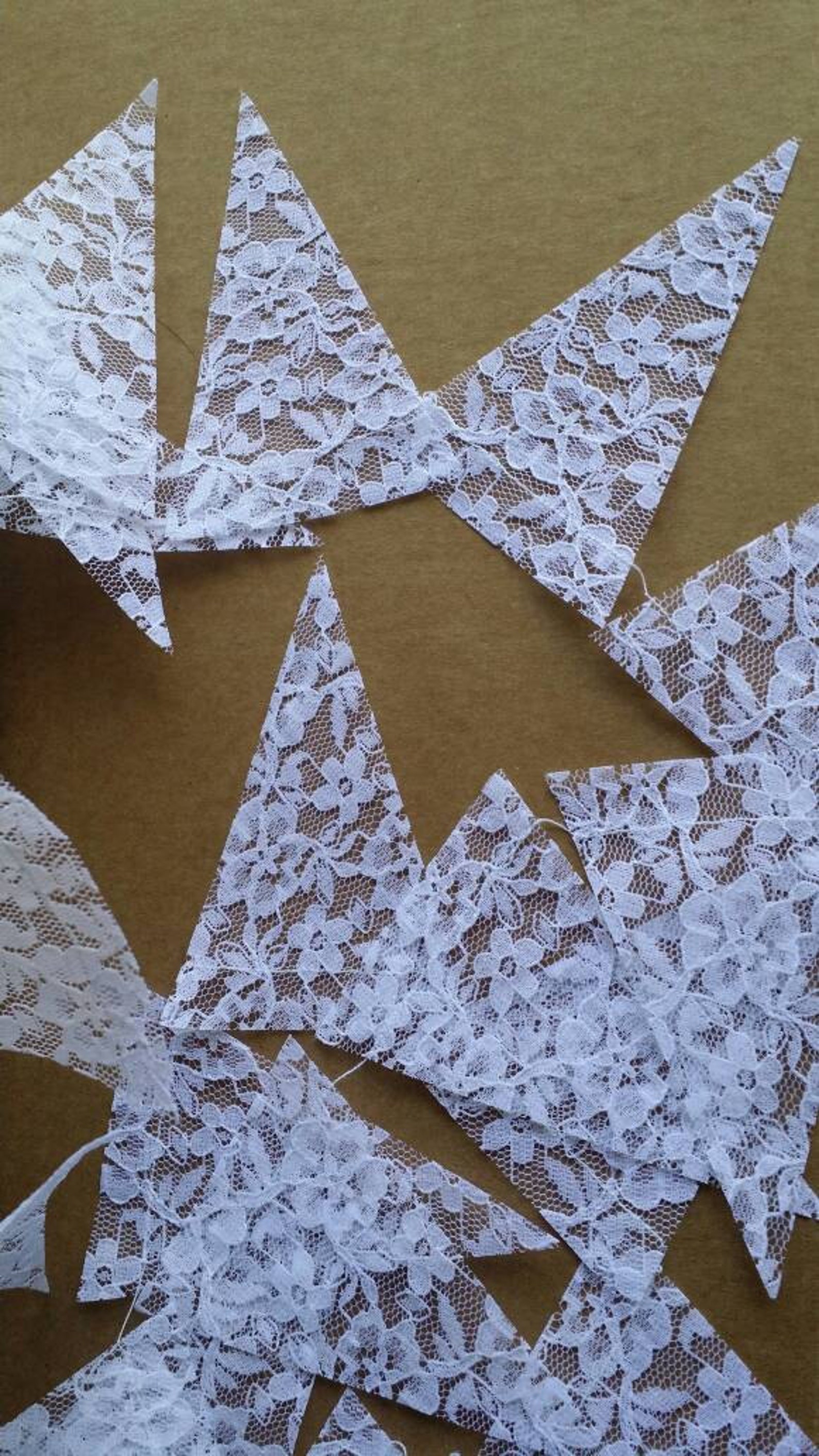 Mini Lace Banner Mini Bunting Bannerflag Banner Lace Banner Wedding ...