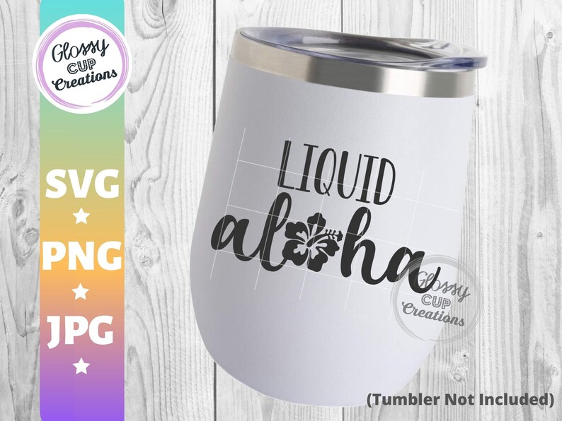 Liquid Aloha SVG PNG JPG Beach Quotes Vacation Sayings Cut - Etsy
