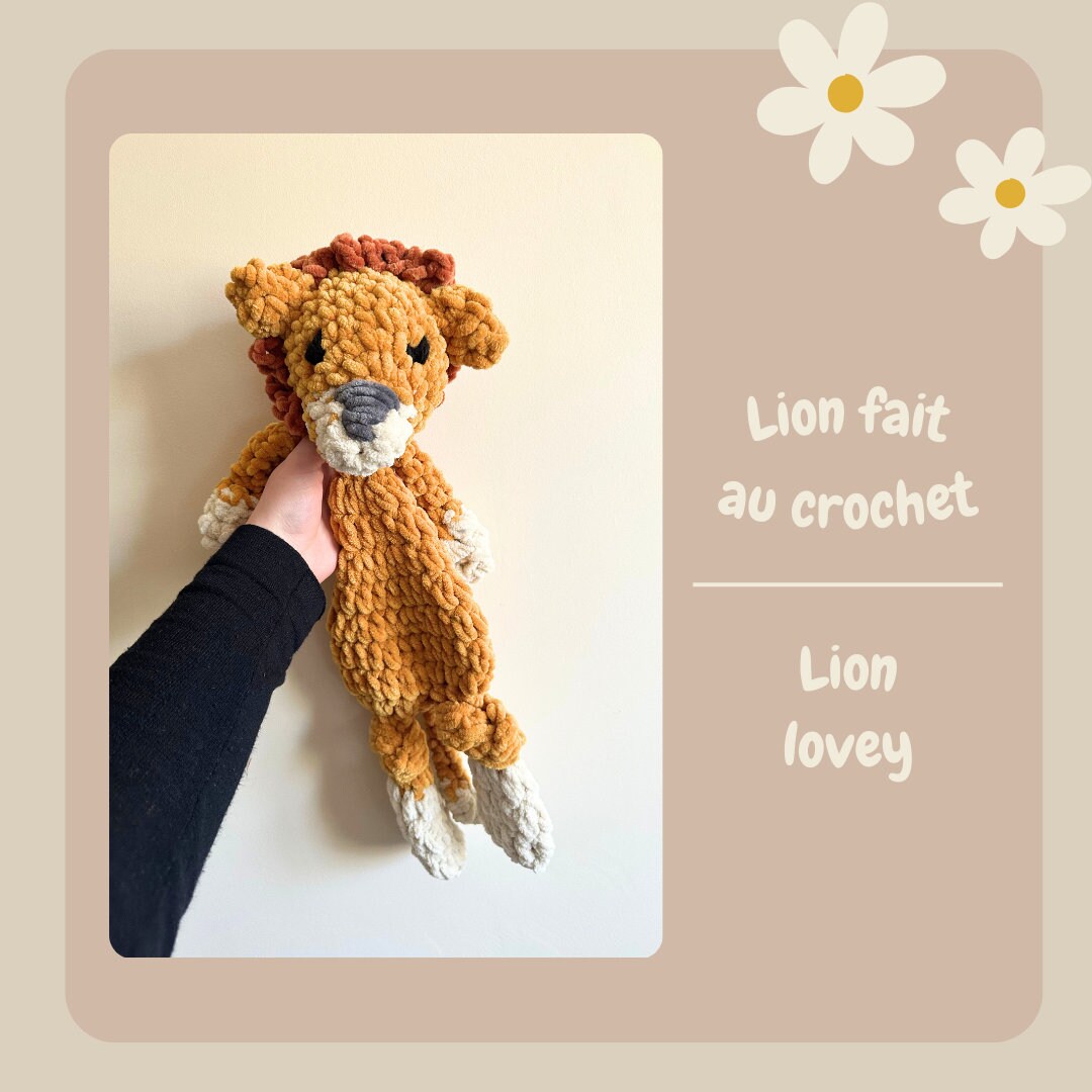 Crocheted Lion leo the King - Etsy