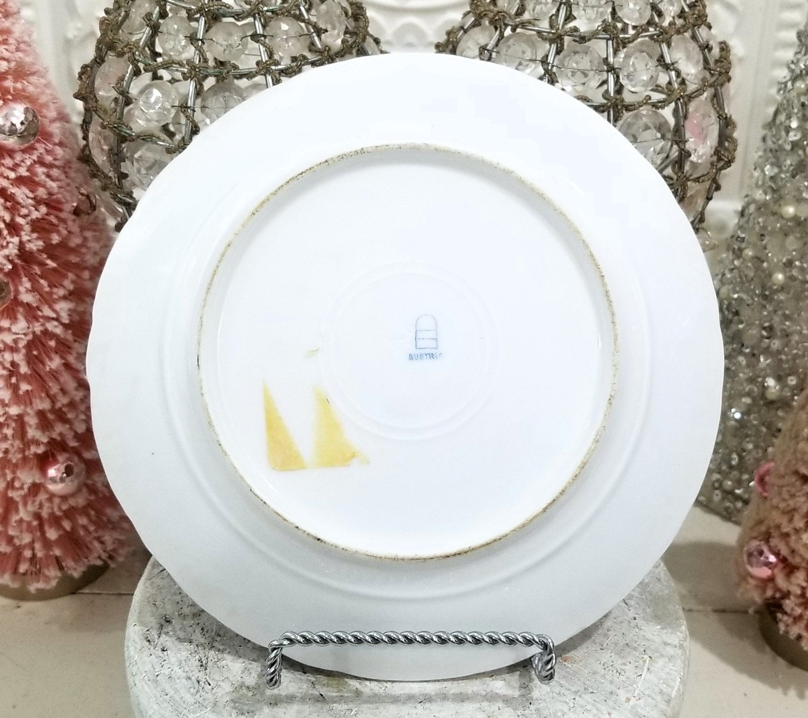 Antique Royal Vienna Pink Cabaret Plate Signed Kaufmann Gilt Victorian ...
