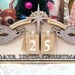 Glitter Angel Christmas Countdown Display Star of Bethlehem Nativity - Etsy