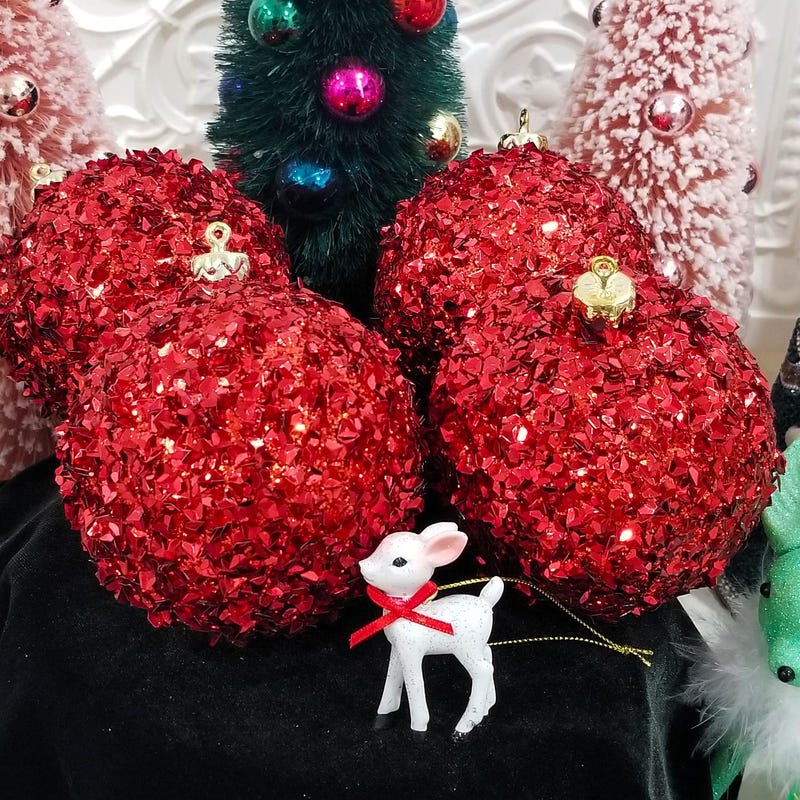 Beaded Christmas Balls - Etsy