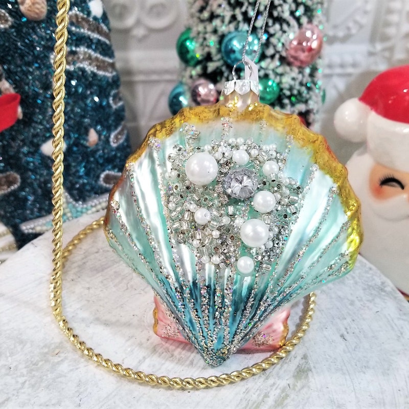 Sea Shell Ornaments - Etsy