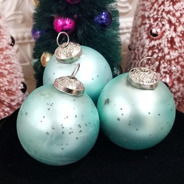 Aqua Ornaments - Etsy