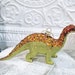 Blown Glass Brontosaurus Dinosaur Glittered Christmas Ornament - Etsy