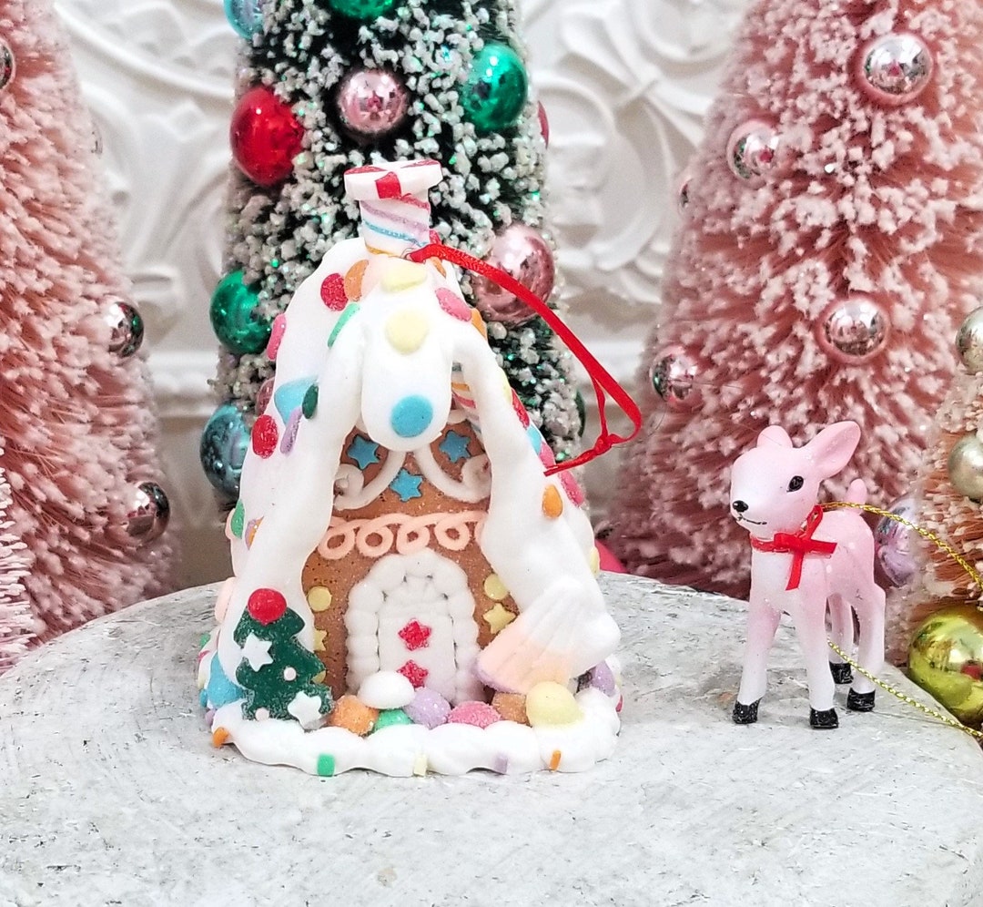 Sugarcoat Gingerbread House Christmas Ornament - Bakery Gum Drop ...