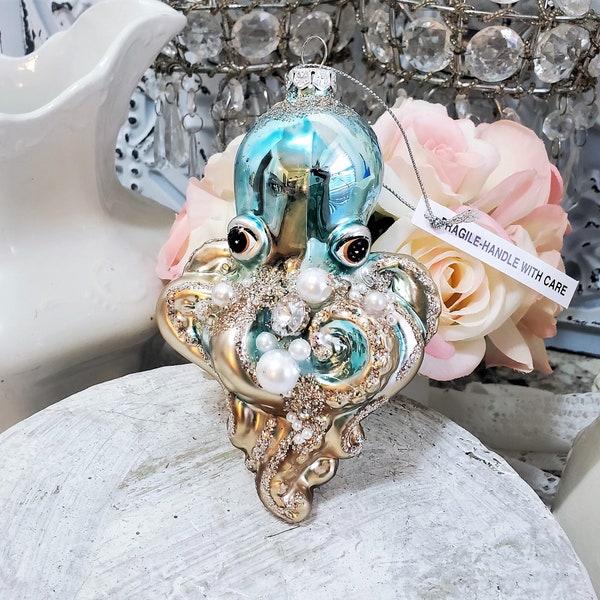 Blown Glass Octopus - Etsy