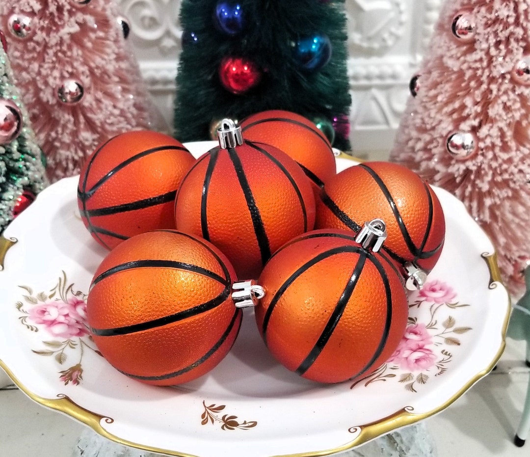 6 Basketball Christmas Ornaments NBA - Etsy