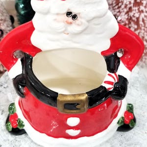 Omnibus Vintage Santa Planter Candy Holder Christmas Figurine Japan - Etsy