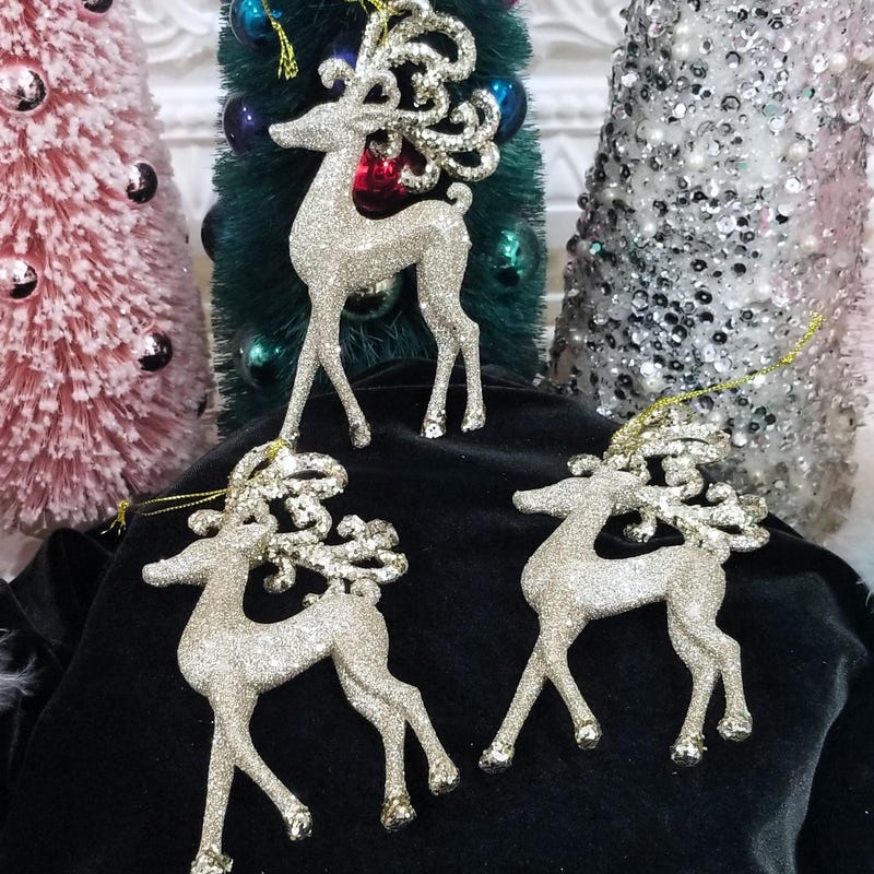 Gold Reindeer - Etsy