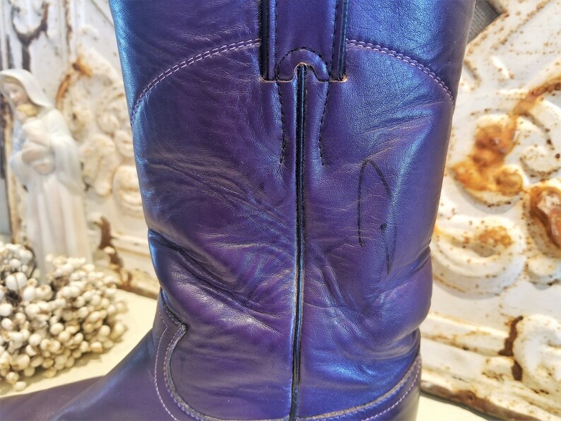 Vtg SIGNED Boots, Signed Randy Travis, Sammy Kershaw, Gene Watson ...