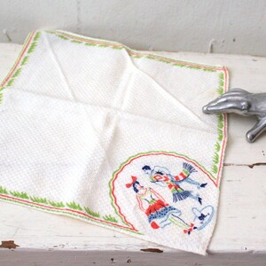 Vintage 1940s Flamenco Dancers Handkerchief / 40s Novelty Spanish ...
