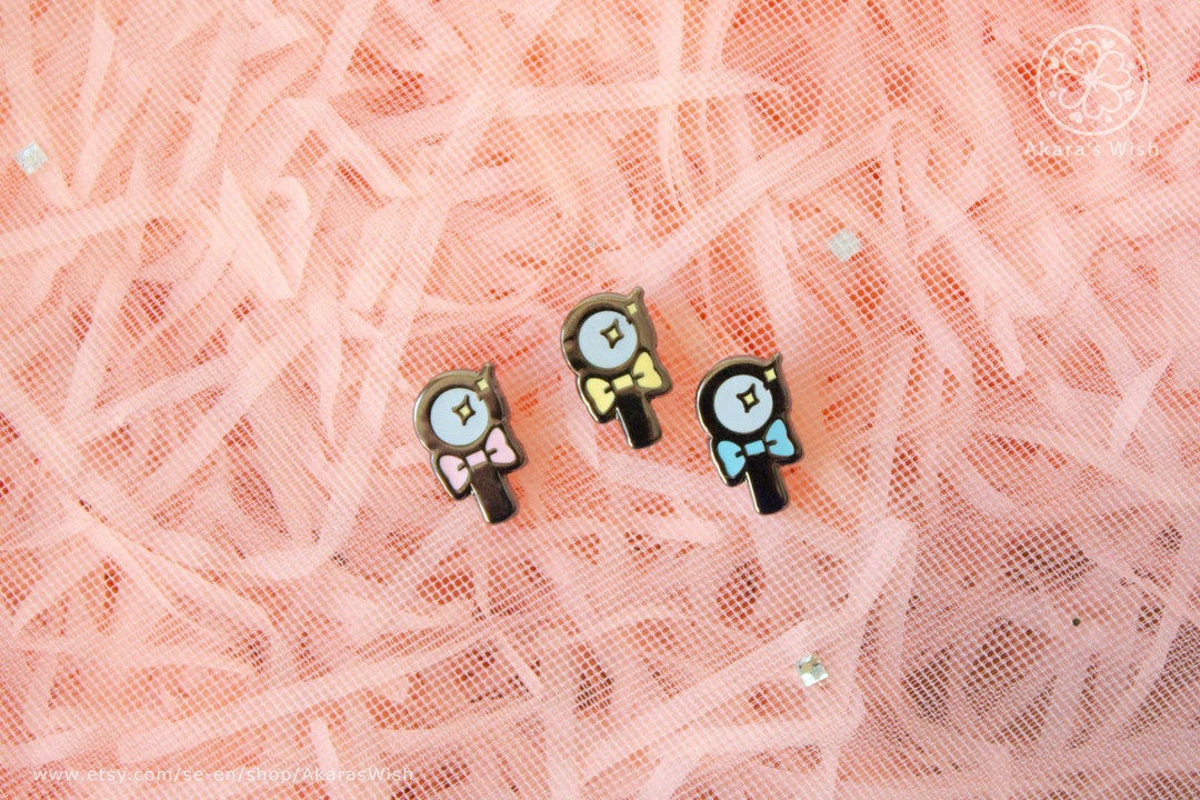 Enamel Pin - Mini Filler Pins - Detective Magnifying Glass Cute Kawaii ...