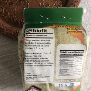 Bosnian Biofit Visoko Bosanska Tarhana Paradajz Povrce Supa Bosna ...