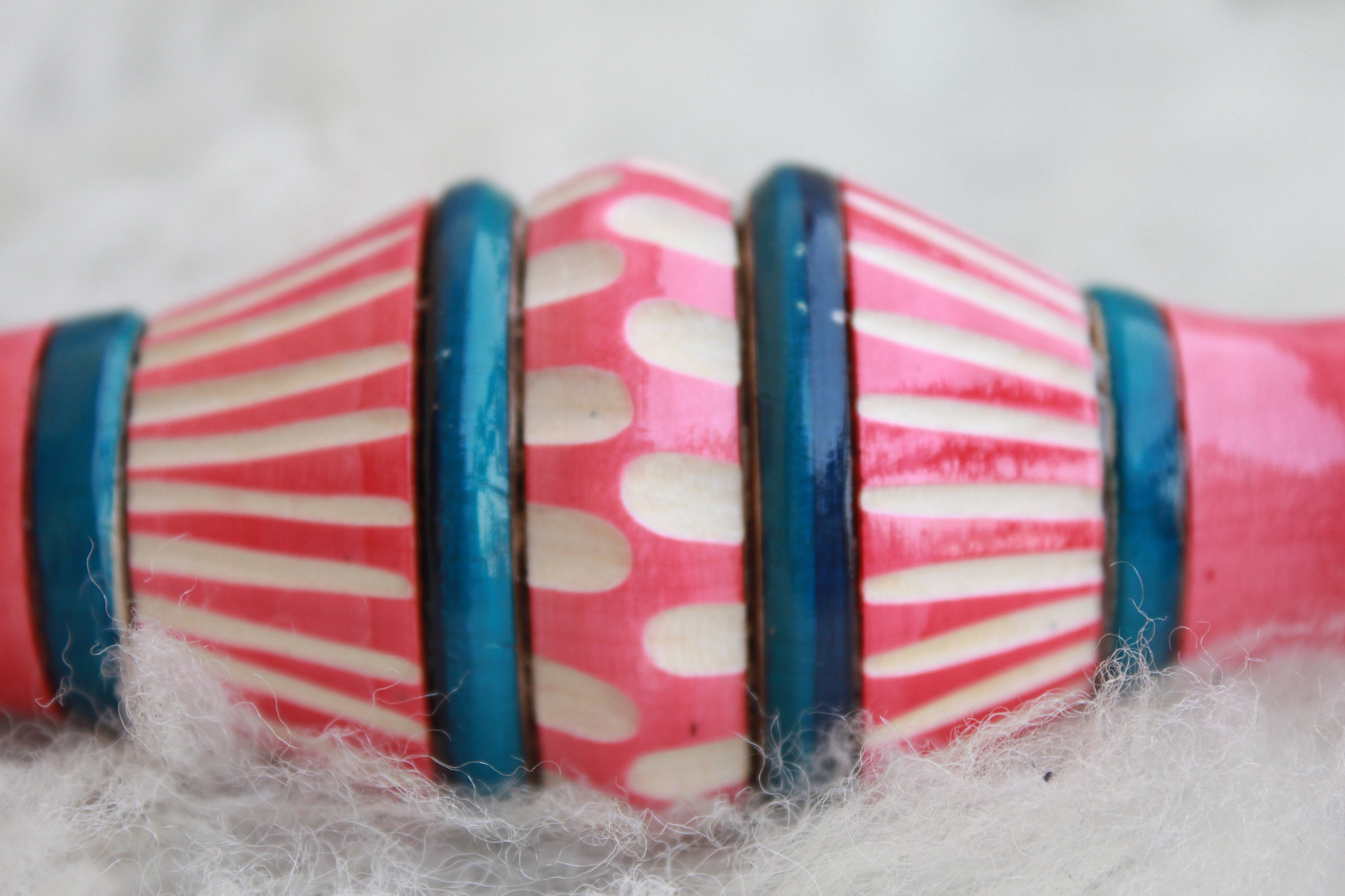 Large Colorful Frula Flute Handmade Wooden Music Bih Bosnia Visokomood ...