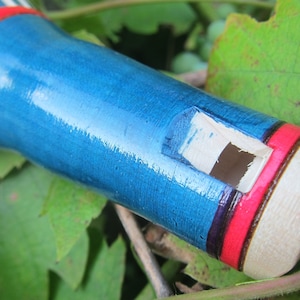 Large Colorful Frula Flute Handmade Wooden Music Bih Bosnia Visokomood ...