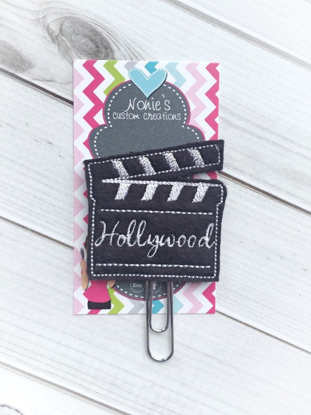 Hollywood Paper Clip - Movie Paperclip - Planner Accessories - Director ...