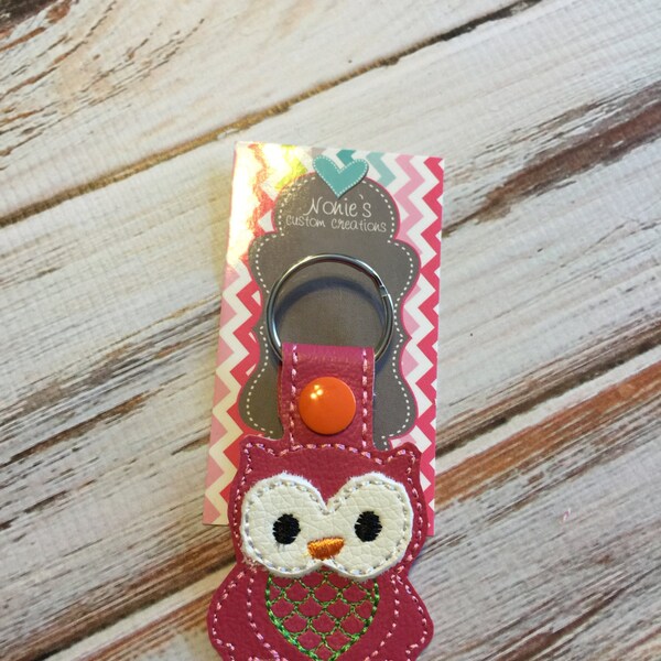 Owl Keychain - Etsy
