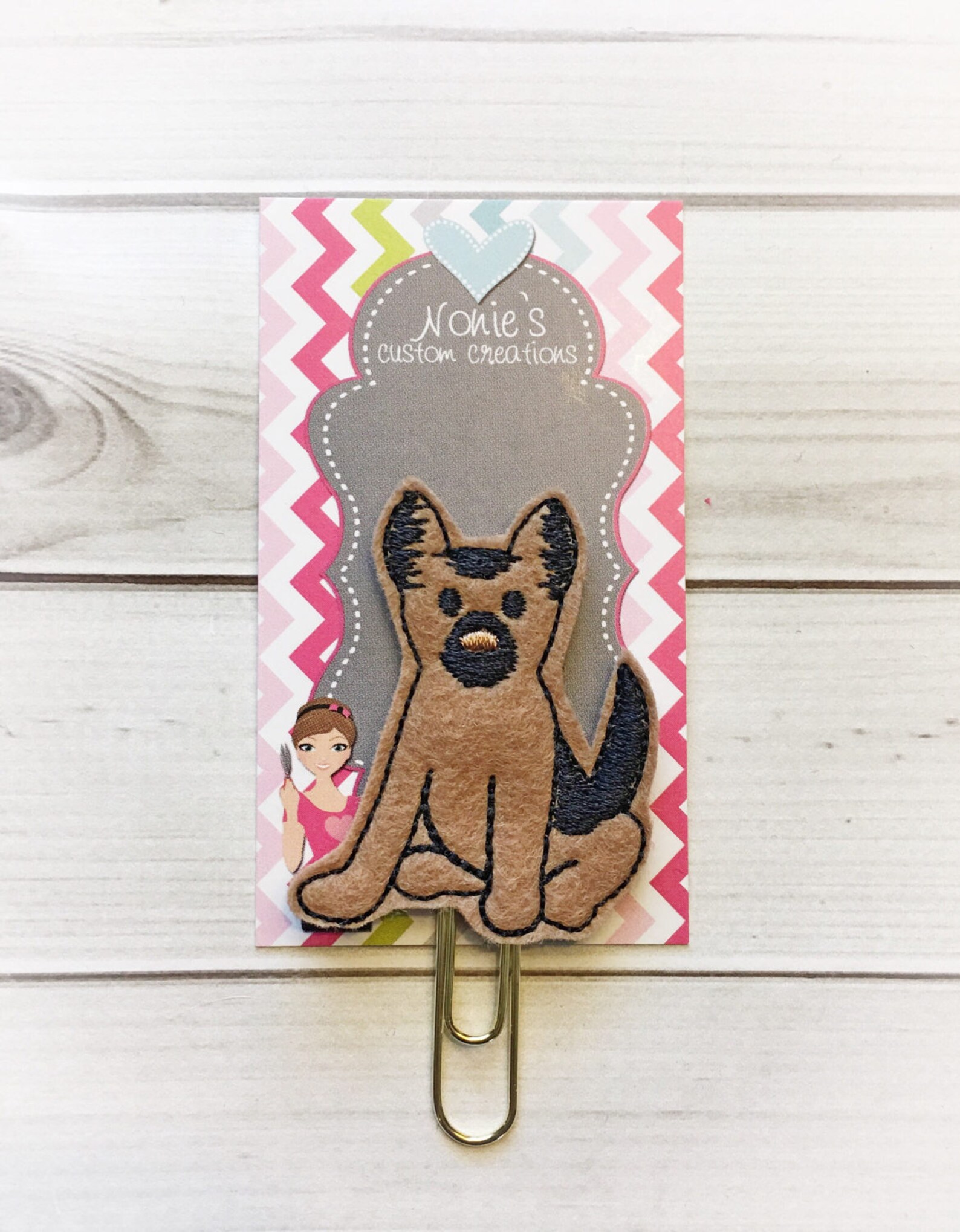 German Shepherd Paper Clip- German Shepherd Paperclip - German Shepherd ...
