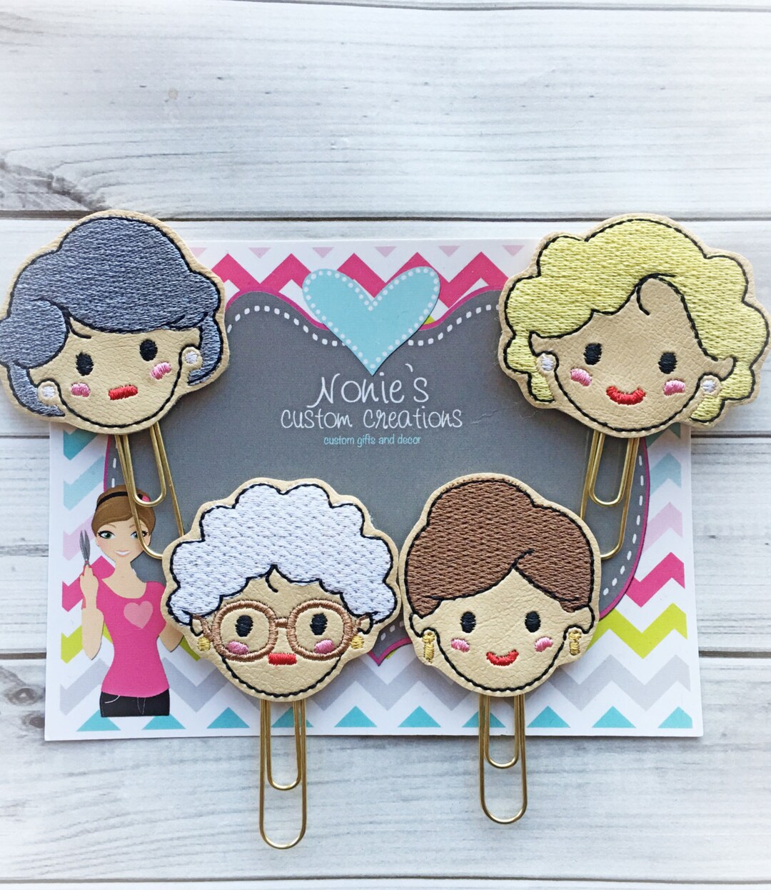 The Golden Gals Paper Clip planner Paper Clip golden Girls Paper Clip ...