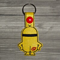 Monster Keyring Evil Minion Crochet Keychain - Etsy