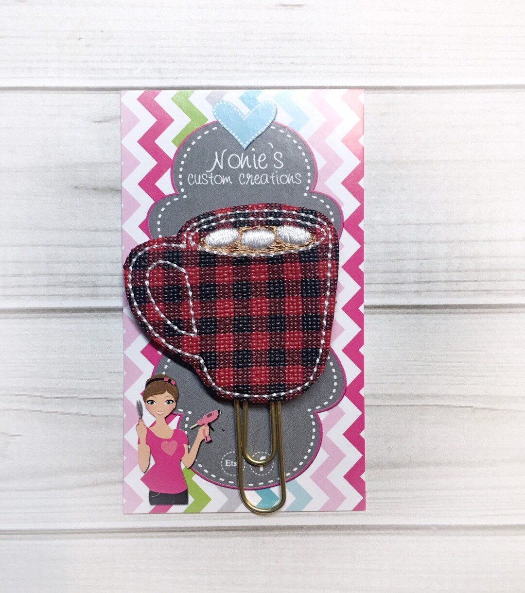 Hot Cocoa Paper Clip Cocoa Paper Clip hot Cocoa Paperclip Planner ...