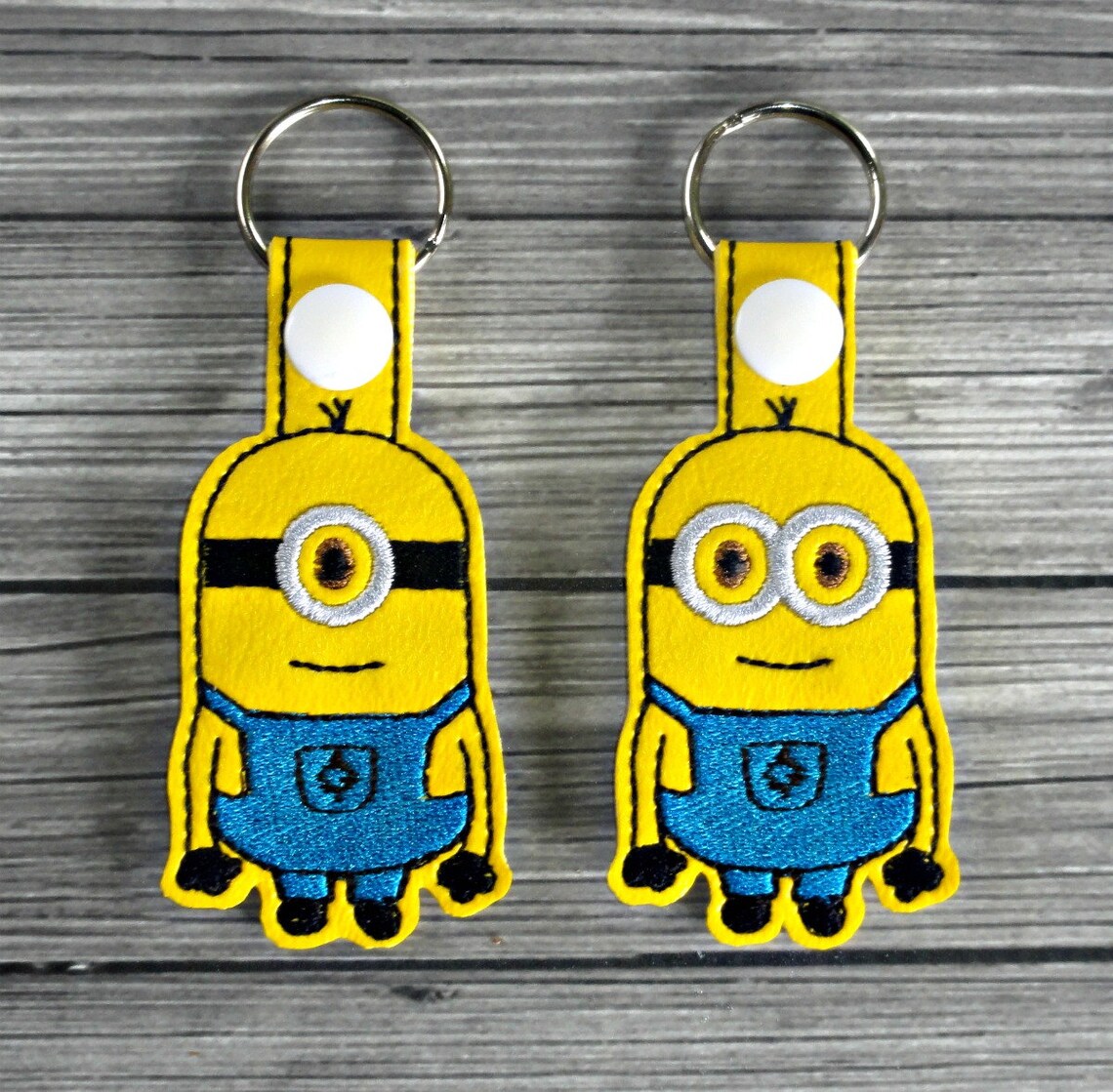 Minion Keychain Inspired - Yellow Helper Keychain - 1 Eyed Minion ...